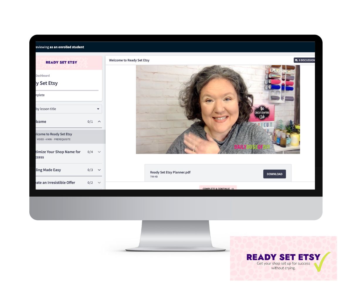 Ready Set Etsy Set Your Etsy Shop up for Success and Start Earning ...