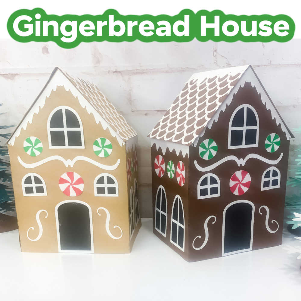 3D GingerBread House SVG File – Daily Dose of DIY